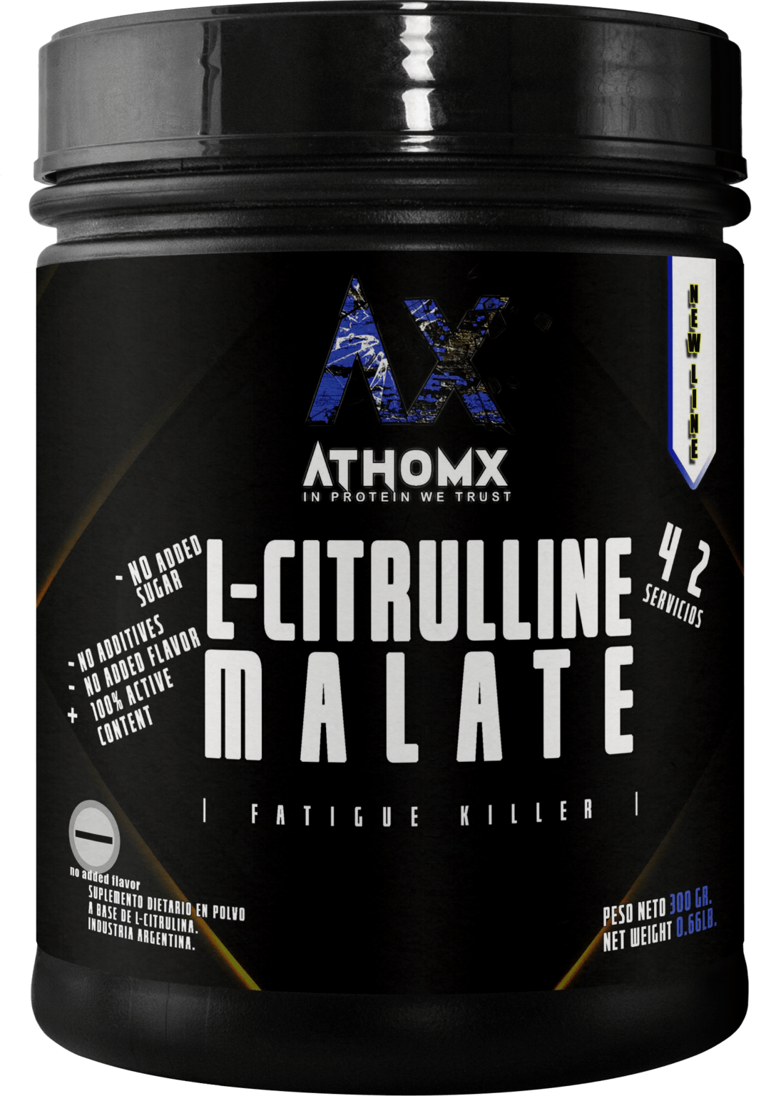 L Citrulina Malato AthomX 300 Gr Black Line - Every Day Nature - Suplementos