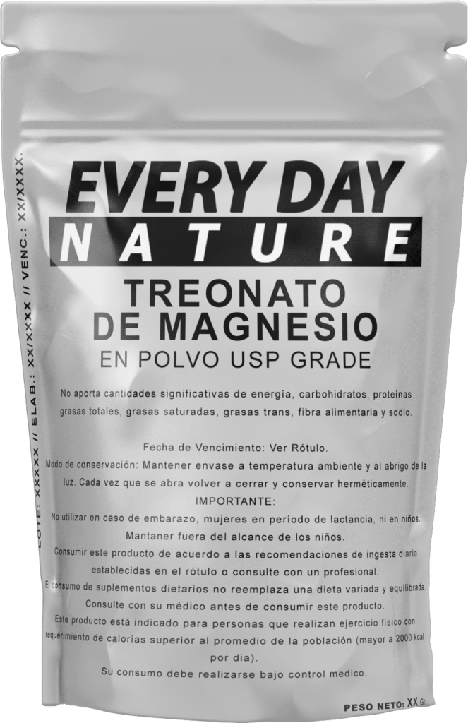 Treonato de Magnesio - Every Day Nature - Suplementos