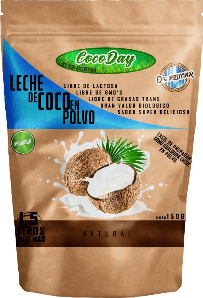 Leche de Coco CocoDay 150 Gr Rinde 1,5 L. o mas Calidad Importada ...